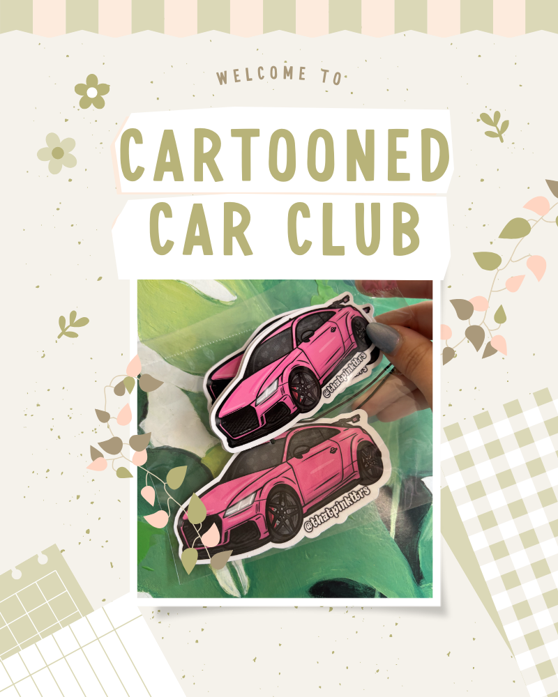 CARTOONED CAR CLUB – Cartooned Car Club